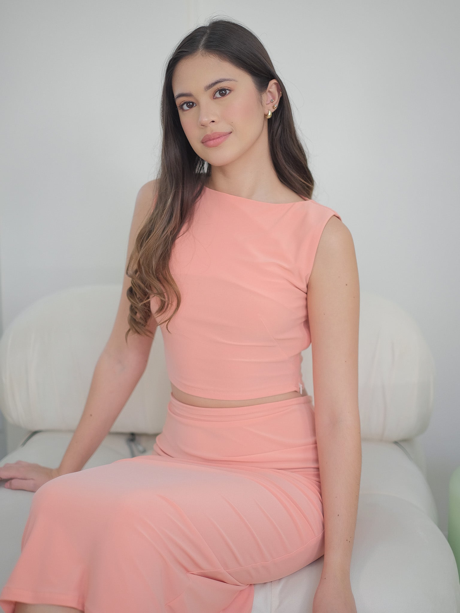 Daniela Set - Peach Fuzz – Sunnyside Clothing Ph